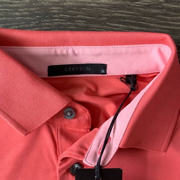 Greyson | Shirts | Greyson Short Sleeve Polo Shirt Wolf Golf Medium ...